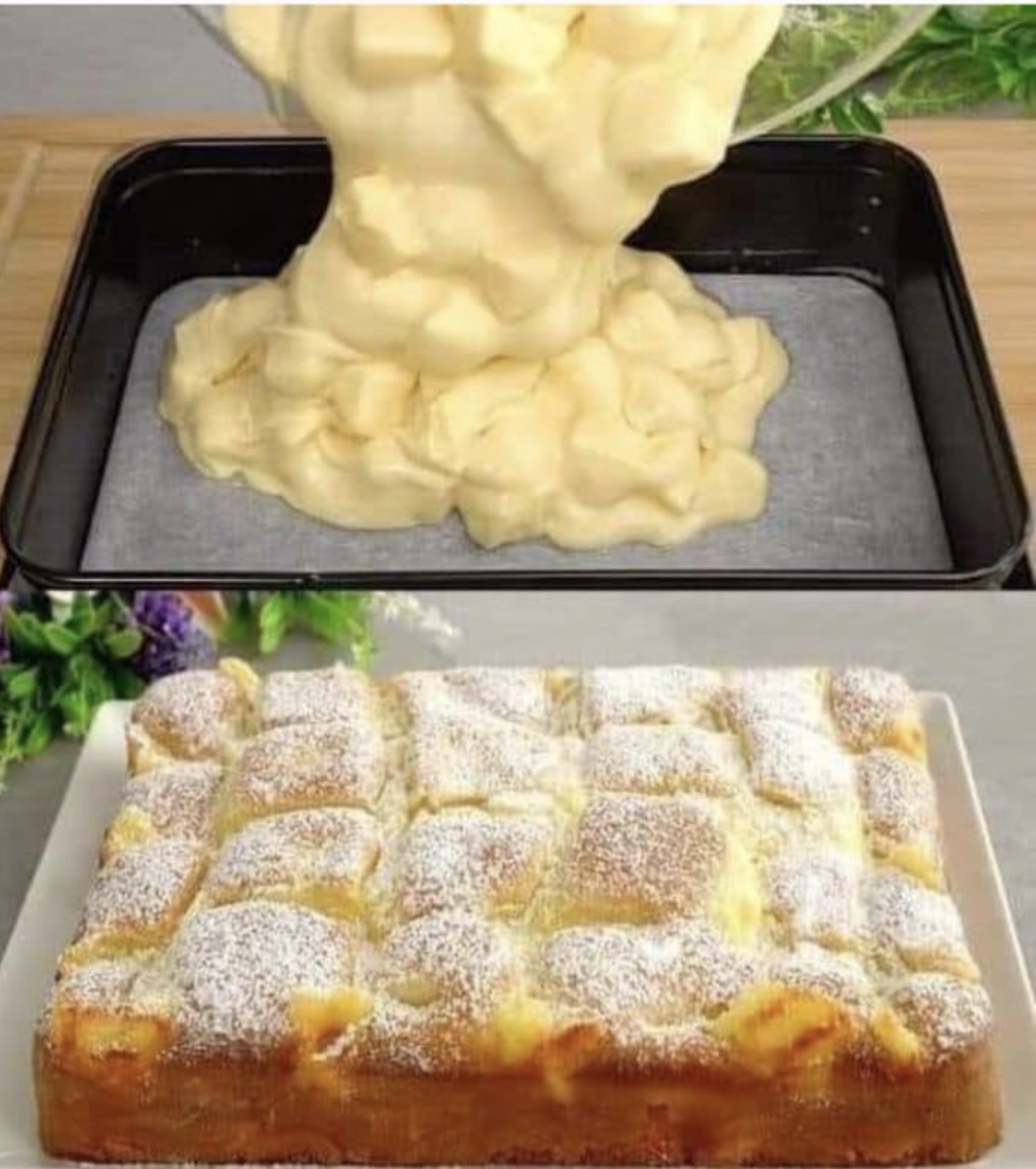 Vanilla Custard Sheet Cake – Let Go Cooking