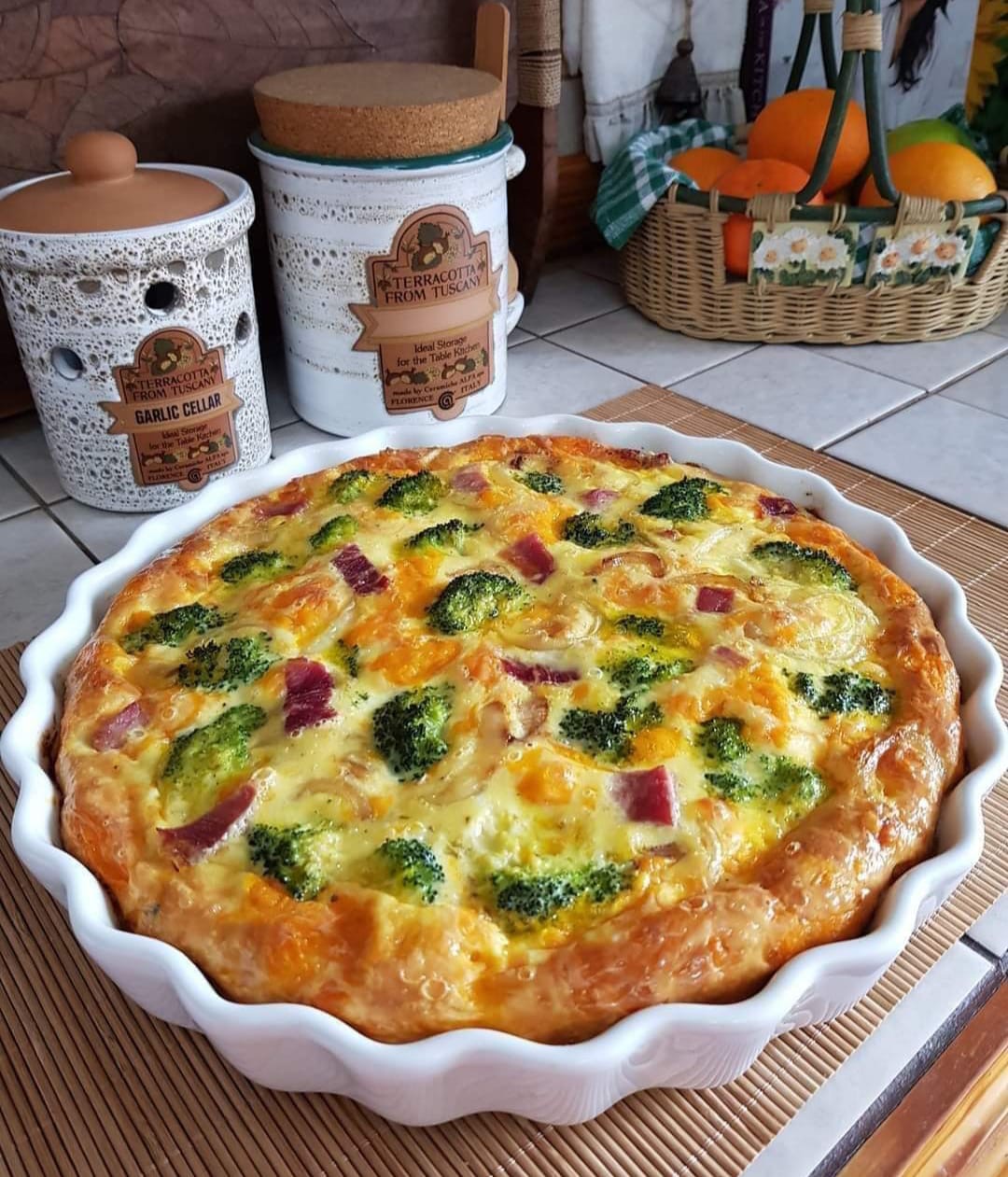 Vegetable and Ham Quiche – Let Go Cooking